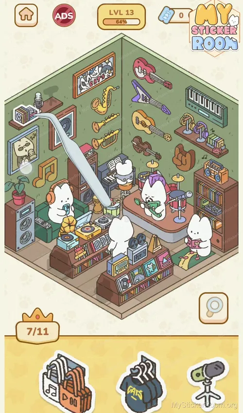 My Sticker Room All Level Walkthroughs